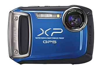 【中古品】FUJIFILM デジタルカメラ FinePix XP150 光学5倍 ブルー F FX-XP150BL(中古品)