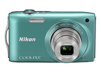 【中古品】Nikon デジタルカメラ COOLPIX (クールピクス) S3300 ミントグリーン S3300(中古品)