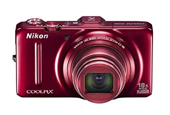 【中古品】Nikon デジタルカメラ COOLPIX (クールピクス) S9300 インペリアルレッド S(中古品)