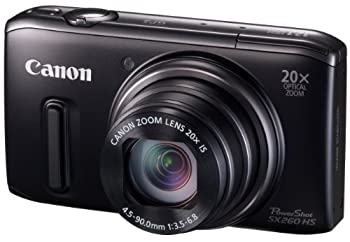 【中古品】Canon デジタルカメラ PowerShot SX260HS 光学20倍ズーム GPS機能 PSSX260H(中古品)