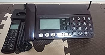 【中古品】シャープ デジタルコードレスFAX 子機1台付き 1.9GHz DECT準拠方式 ブラウ (中古品)
