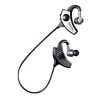 【中古品】Denon イヤホン Bluetooth対応 ワイヤレス シルバー AH-W200(中古品)