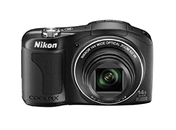 【中古品】Nikon デジタルカメラ COOLPIX L610 光学14倍 単3形電池対応 ブラック L610(中古品)