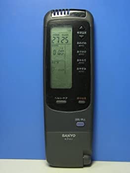 三洋電機 エアコンリモコン RCS-VR2B(K)(中古品)
