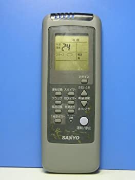 三洋電機 エアコンリモコン RCS-WR4C(K)(中古品)