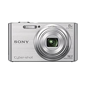 【中古品】SONY デジタルカメラ Cyber-shot W730 1610万画素 光学8倍 シルバー DSC-W7(中古品)