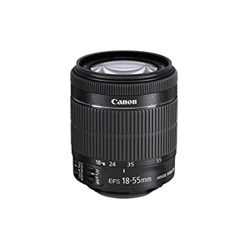 【未使用 中古品】Canon 標準ズームレンズ EF-S18-55mm F3.5-5.6 IS STM APS-C対応(中古品)