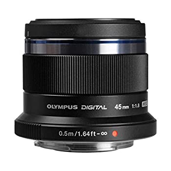 【未使用 中古品】OLYMPUS 単焦点レンズ M.ZUIKO DIGITAL 45mm F1.8 ブラック(中古品)