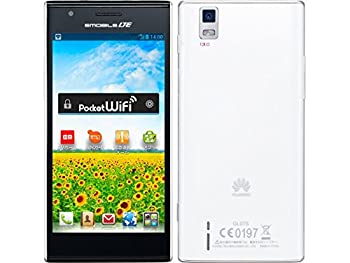 【未使用 中古品】Huawei STREAM　X　GL07S　ホワイト(中古品)