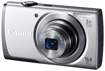 【中古品】Canon デジタルカメラ PowerShot A3500 IS(シルバー) 広角28mm 光学5倍ズー(中古品)