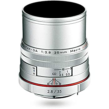 【中古品】HD PENTAX-DA 35mmF2.8 Macro Limited シルバー 等倍マクロ 標準レンズ, DA(中古品)