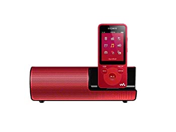 【中古品】SONY ウォークマン Eシリーズ 4GB スピーカー付 レッド NW-E083K/R(中古品)