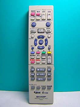 シャープ HDD・DVDリモコン GA423PA(中古品)