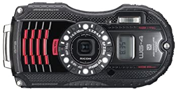 【中古品】RICOH 防水デジタルカメラ RICOH WG-4GPS ブラック 防水14m耐ショック2.0m (中古品)
