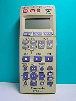 パナソニック VHS・DVDリモコン EUR7909KD0(中古品)