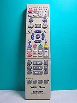シャープ HDD・DVDリモコン GA424PA(中古品)