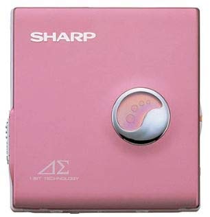 【中古品】SHARP　シャープ　MD-DS30-P　ピンク　1ビットデジタルアンプ搭載　ポータ (中古品)