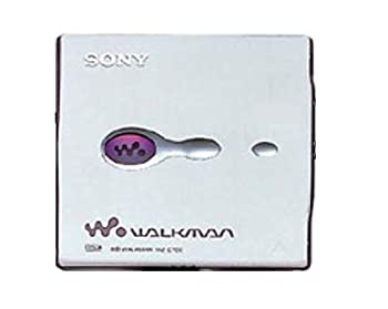【中古品】SONY　ソニー　MZ-E700　ホワイト×パープル系　ポータブルMDプレーヤー　M(中古品)