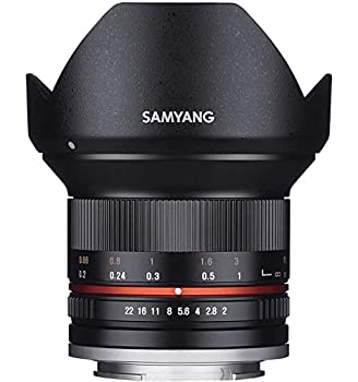 【中古品】SAMYANG 単焦点広角レンズ 12mm F2.0 ブラック ソニー αE用 APS-C用(中古品)