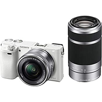 【中古品】ソニー ミラーレス一眼 α6000 ダブルズームレンズキット E PZ 16-50mm F3.(中古品)