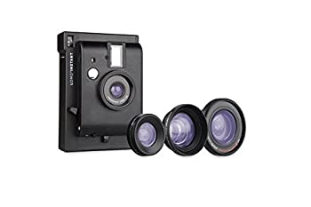【中古品】Lomo'Instant + 3種のアタッチメントレンズセット付き (Black)(中古品)