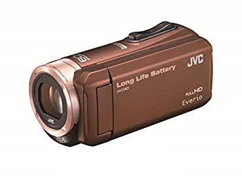 【中古品】JVC KENWOOD JVC ビデオカメラ EVERIO 内蔵メモリー32GB ブラウン GZ-F100-(中古品)