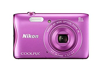 【中古品】Nikon デジタルカメラ COOLPIX S3700 ピンク 光学8倍ズーム 2005万画素 S37(中古品)