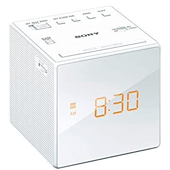 【中古品】ソニー クロックラジオ ICF-C1 : FM/AM/ワイドFM対応 おやすみタイマー ホ (中古品)