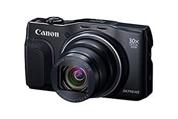 【中古品】Canon デジタルカメラ PowerShot SX710 HS ブラック 光学30倍ズーム PSSX71(中古品)