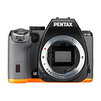 【中古品】PENTAX デジタル一眼レフ PENTAX K-S2 ボディ (ブラック×オレンジ) K-S2 B(中古品)