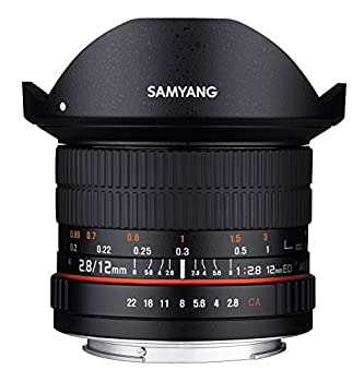 【中古品】SAMYANG 単焦点魚眼レンズ 12mm F2.8 フィッシュアイ キヤノンEOS M用 8836(中古品)