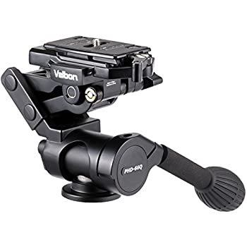 【未使用 中古品】Velbon 3Way雲台 PHD-66Q 中型 底面径50mm リボルビング機構 クイックシュ (中古品)