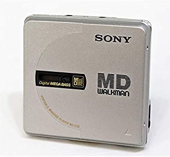【中古品】SONY ソニー　MZ-E35-S シルバー　ポータブルMDプレーヤー（MD再生専用機/M(中古品)