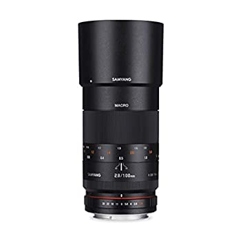 【未使用 中古品】SAMYANG 単焦点マクロレンズ 100mm F2.8 MACRO ニコン F用(AEタイプ) フル (中古品)