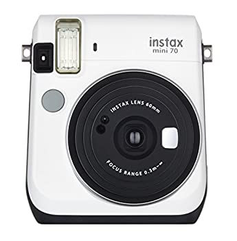 【中古品】FUJIFILM インスタントカメラ チェキ instax mini70 ホワイト INS MINI 70 (中古品)