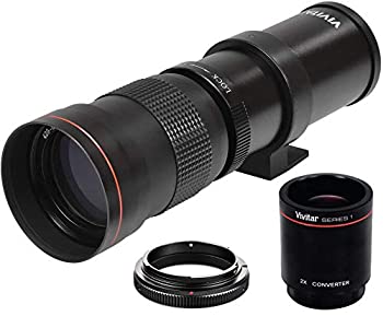 【中古品】ハイパワー 420-1600mm f/8.3 HD マニュアル望遠レンズ Nikon D500 D600 D6(中古品)