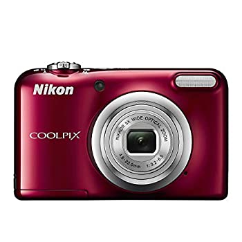 【未使用 中古品】Nikon デジタルカメラ COOLPIX A10 レッド 光学5倍ズーム 1614万画素 乾電 (中古品)