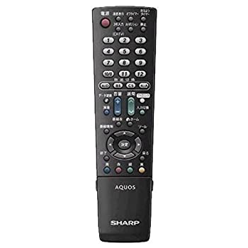 シャープ 純正テレビ用リモコン RRMCGA975WJN1【部品番号：0106380466】(中古品)