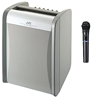 【中古品】JVCケンウッド ポータブルワイヤレスアンプ(CD+シングルチューナー+マイク)(中古品)