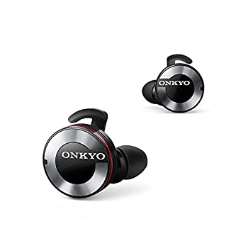 【未使用 中古品】ONKYO W800BT Bluetoothイヤホン 密閉型/フルワイヤレス ブラック W800BTB(中古品)