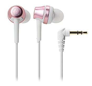 【中古品】audio-technica SoundReality カナル型イヤホン ピンク ATH-CKR50 PK(中古品)