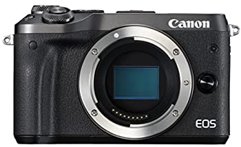 【中古品】Canon ミラーレス一眼カメラ EOS M6 ボディー(ブラック) EOSM6BK-BODY(中古品)
