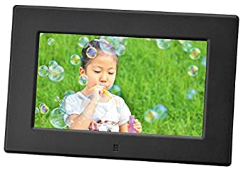 【中古品】グリーンハウス デジタル フォトフレーム 7型 ワイド液晶 高精細 (800×480(中古品)