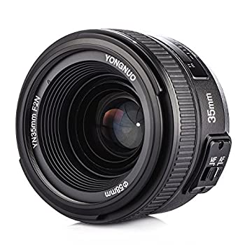 【未使用 中古品】YONGNUO Nikon YN35mm F2N 単焦点レンズ ニコン Fマウント フルサイズ対応 (中古品)