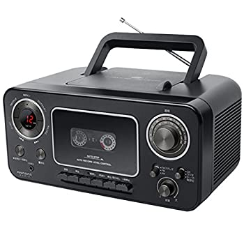 【中古品】太知ホールディングス(ANABAS) CDラジカセ (AC電源/乾電池) ブラック CD-C3(中古品)