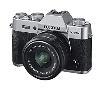 【中古品】FUJIFILM ミラーレス一眼カメラ X-T30XCレンズキット シルバー X-T30LK-154(中古品)