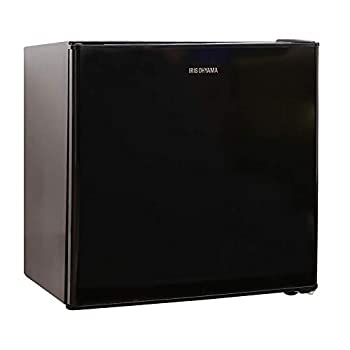 【中古品】アイリスオーヤマ 冷蔵庫 42L 1ドア 小型 右開き 幅48cm ブラック NRSD-4A-(中古品)