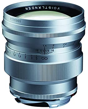 【未使用 中古品】Voigtlander 75mm f1.5 ASPHERIC Nokton ビンテージライン シルバー(中古品)