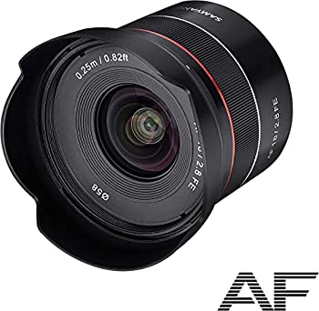 【中古品】SAMYANG 単焦点広角レンズ AF 18mm F2.8 FE ソニーαE用 フルサイズ対応 88(中古品)
