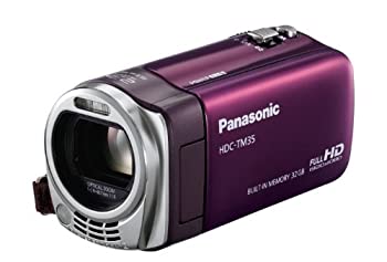 【中古】パナソニック デジタルハイビジョンビデオカメラ バイオレット HDC-TM35-V